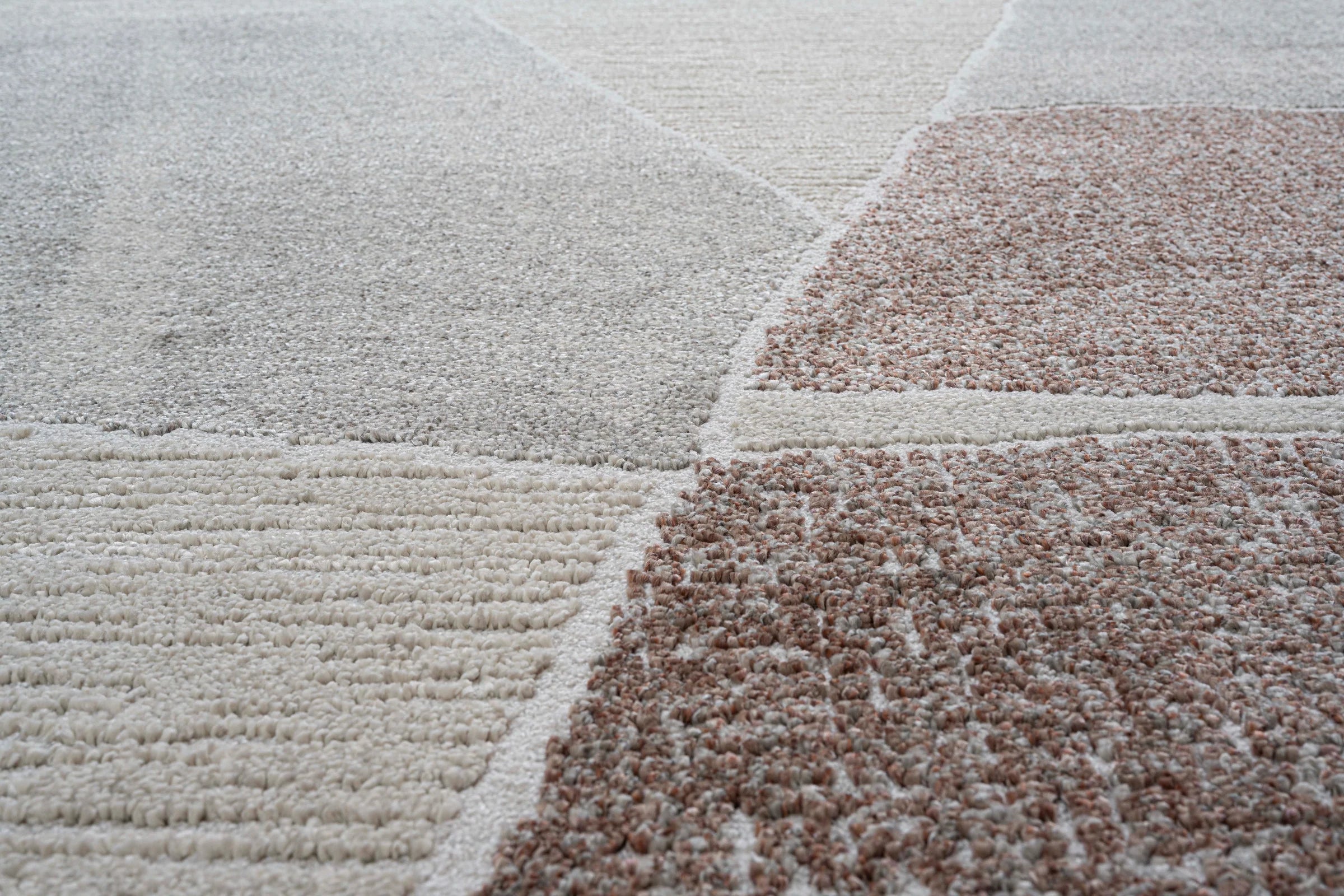 Modern High-Low Texture Rug – Belgian Made | Te Puke Furniture