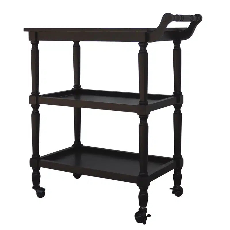 Cyrus Bar Cart – Black | Te Puke Furniture