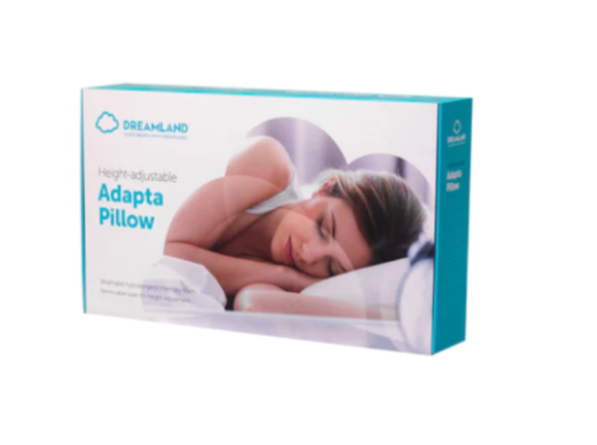 Height-Adjustable Adapta Pillow with Anti-Bacterial Silver Silk | Te ...